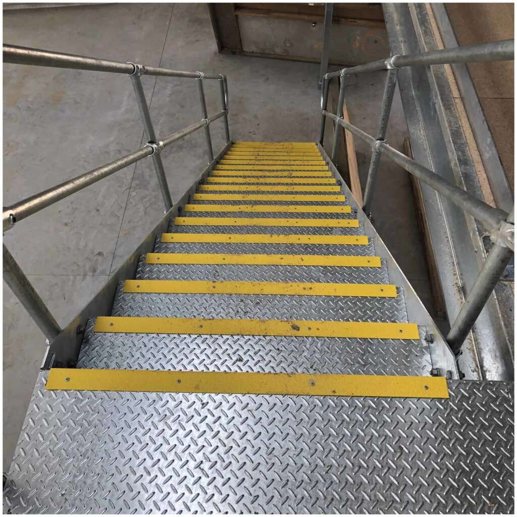 Yellow Anti-Slip Stair Nosings 50mm - Advantage Industries