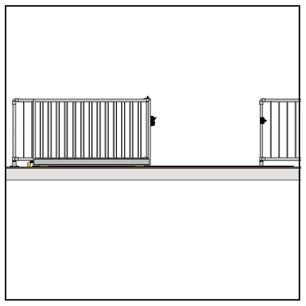 Balustrade Sliding Gate - Advantage Industries
