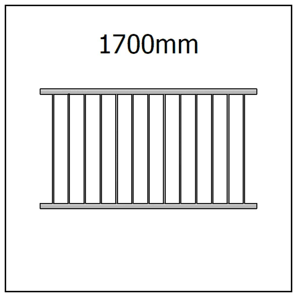 Balustrade Panel -1700mm - Advantage Industries