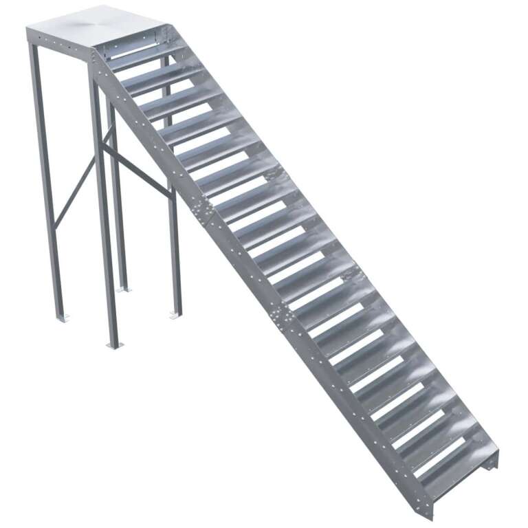 EasyStair – Prefab Flat-packed Steel Staircase - Advantage Industries
