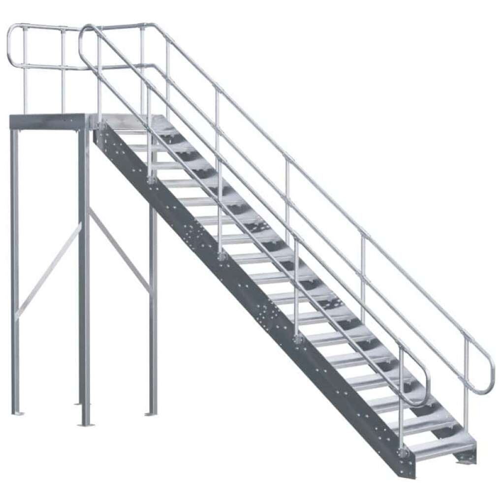 EasyStair - Prefab Flat-packed Steel Staircase - Advantage Industries